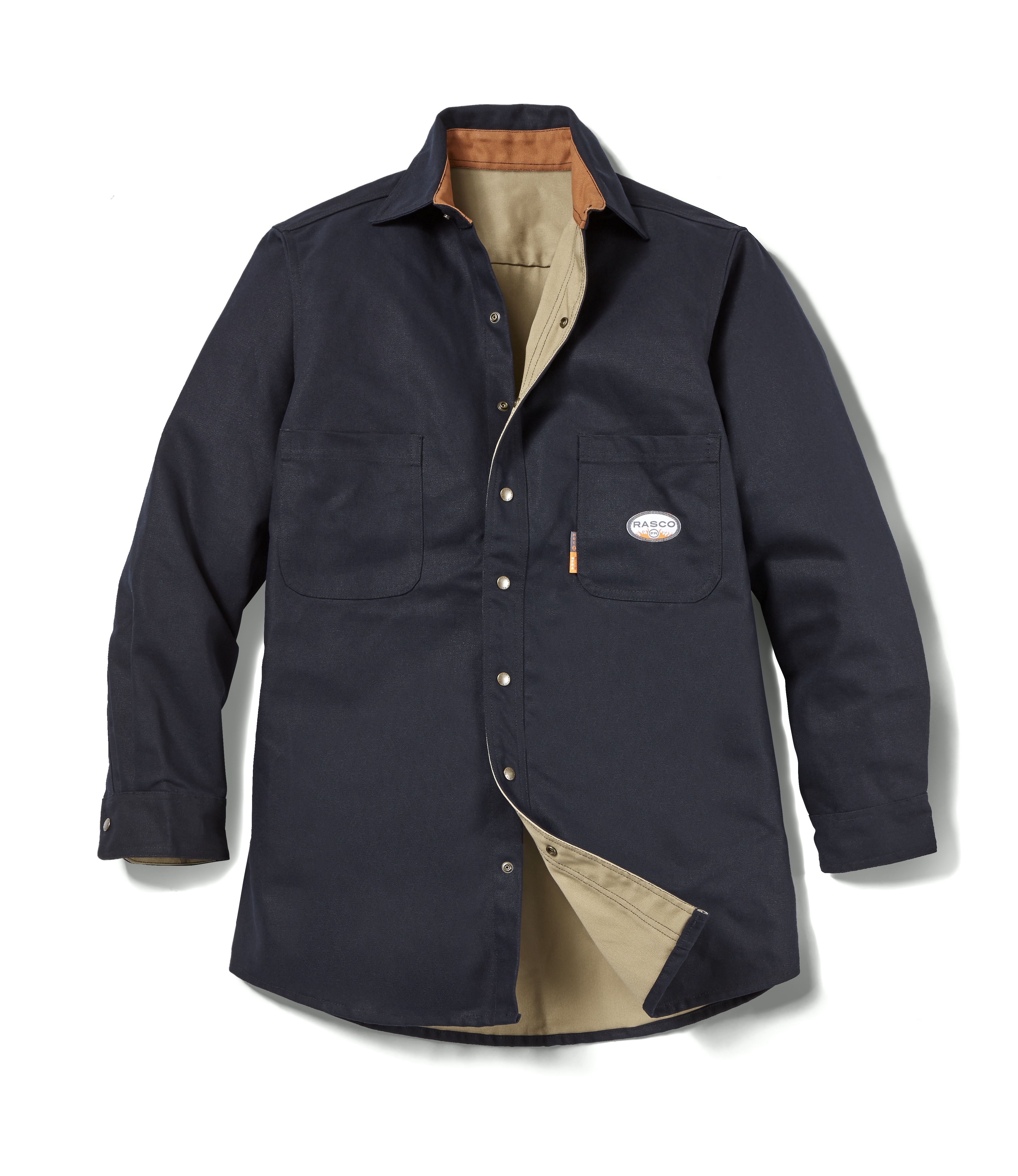 Rasco FR Men's Shirt Jacket in Black Duck | FR3407BK